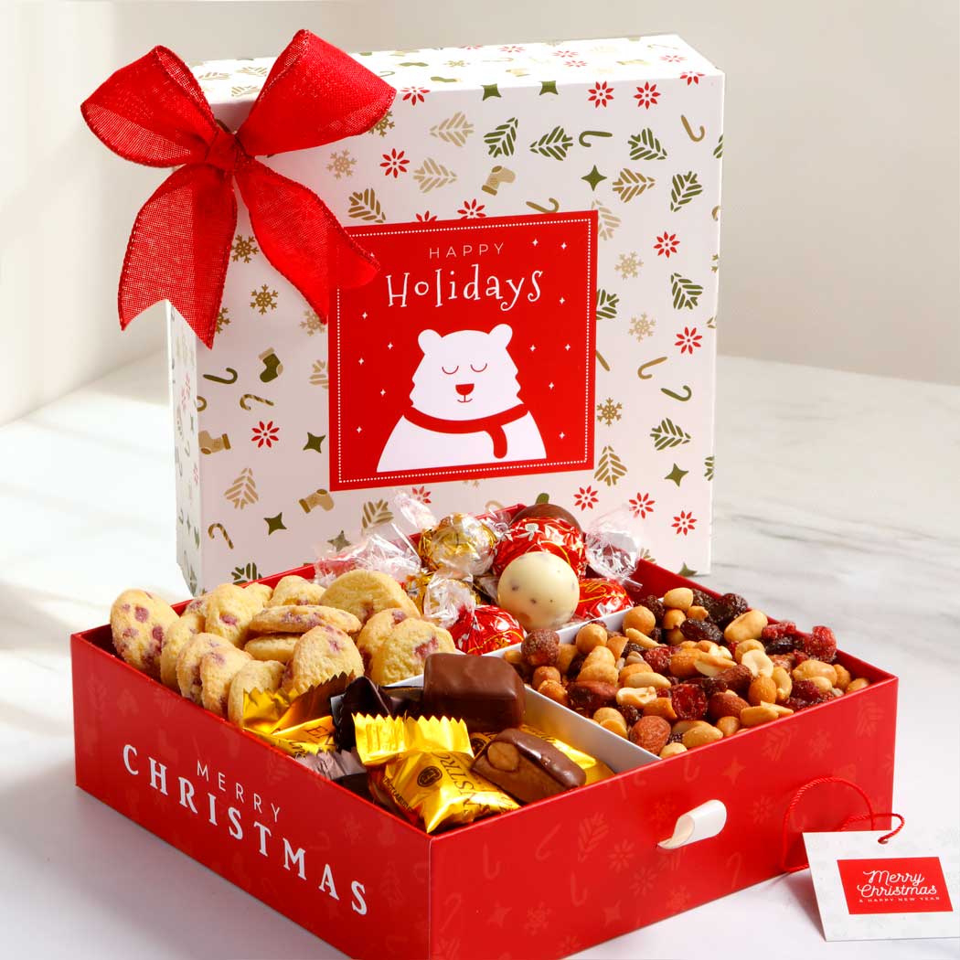 Chocolate Delight Christmas Gift Box – Broadway Basketeers